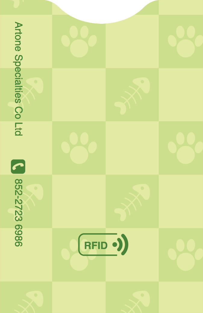 RFID Paper Card Sleeves – Cat 1 - Artone